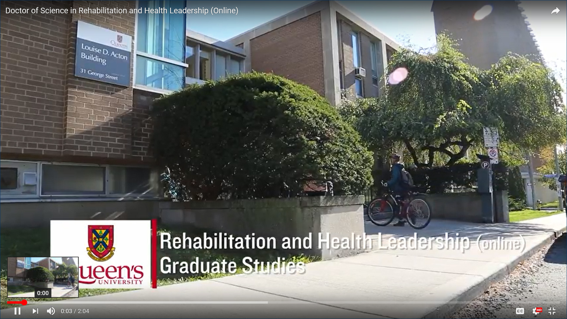 The Doctor of Science in Rehabilitation and Health Leadership (DSc RHL ...